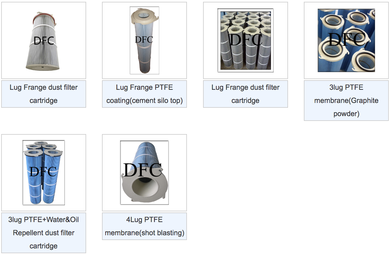 Lug Flange Dust Filter Cartridge C -TYPE - GUANGZHOU DFC FILTRATION ...
